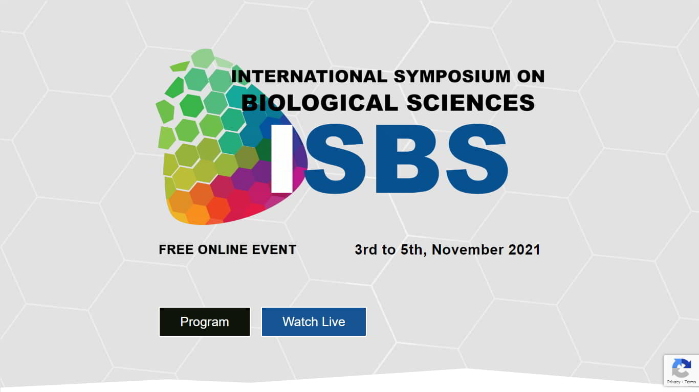 International Symposium On Biological Sciences - ISBS 2021 - Sintagmas